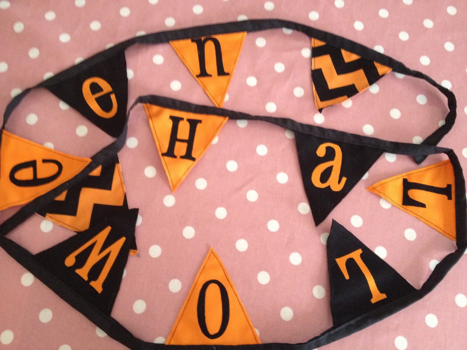 Halloween Bunting Tutorial - We Made This Life