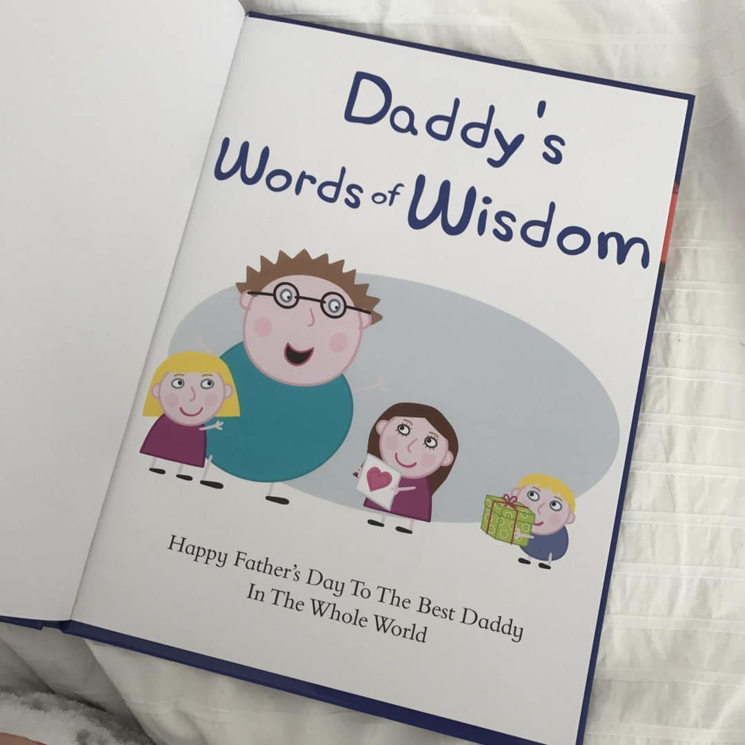A Personalised Peppa Pig Book For Father's Day - We Made This Life