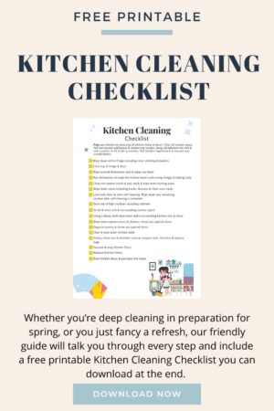 Ultimate Kitchen Cleaning Guide (with Free Printable Checklist!) - We ...