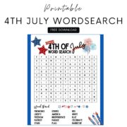 Free 4th of July Word Search Printable for Kids (And Adults!) - We Made ...